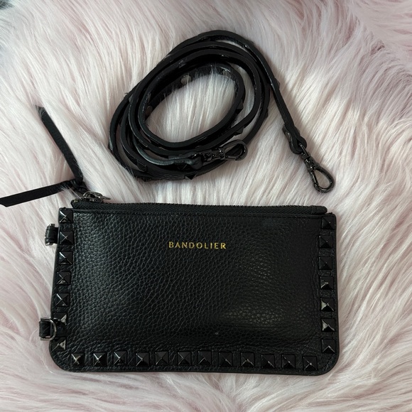 Bandolier | Bags | Bandolier Black Wallet With Gold Accents | Poshmark